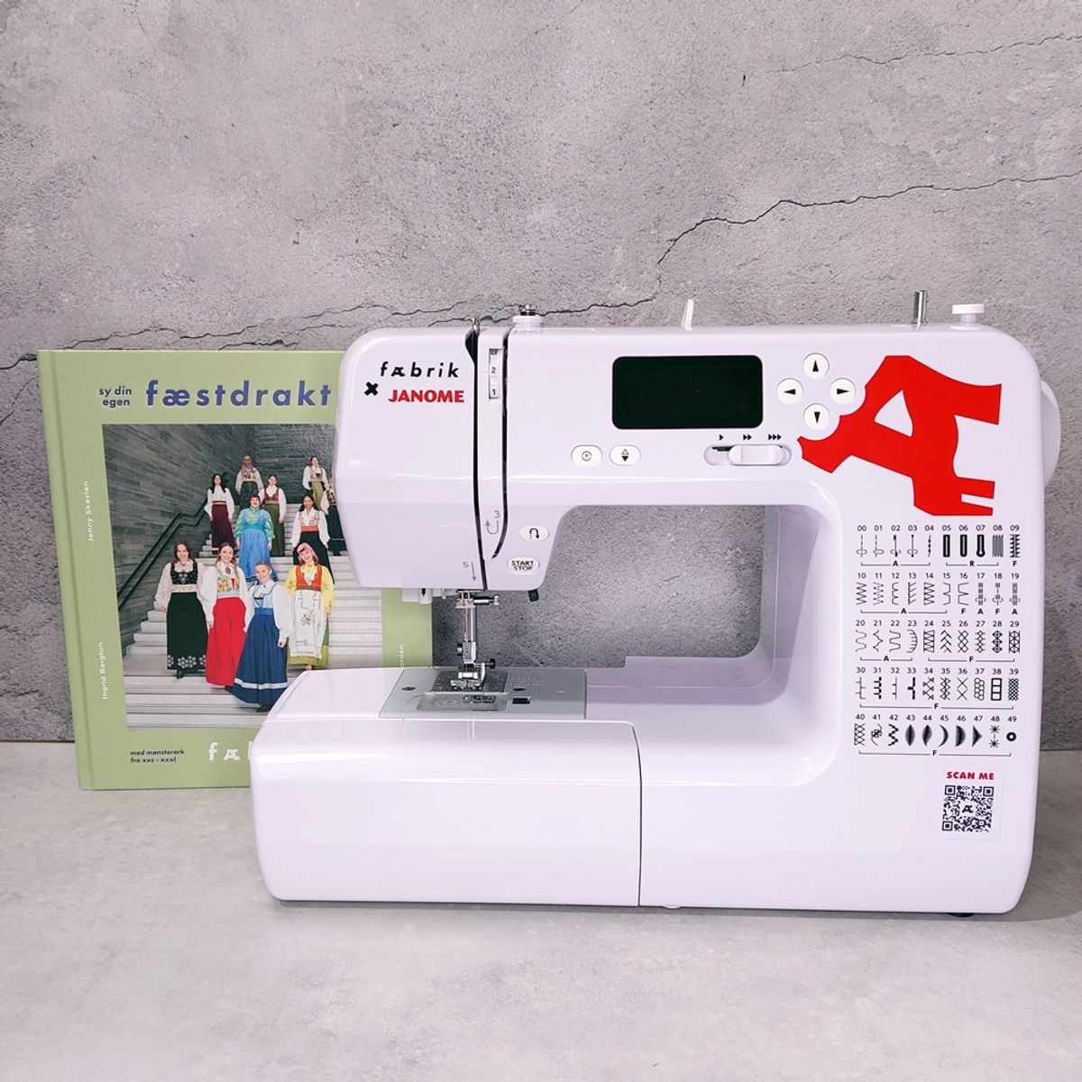 Kampanje! Janome 2050 - Fæbrik symaskin - Stoffdronning.no